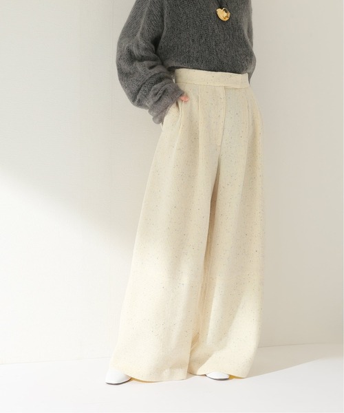 ELIN（エリン）の「【ELIN/エリン】Bonding knit wide-leg パンツ（その他パンツ）」 - WEAR