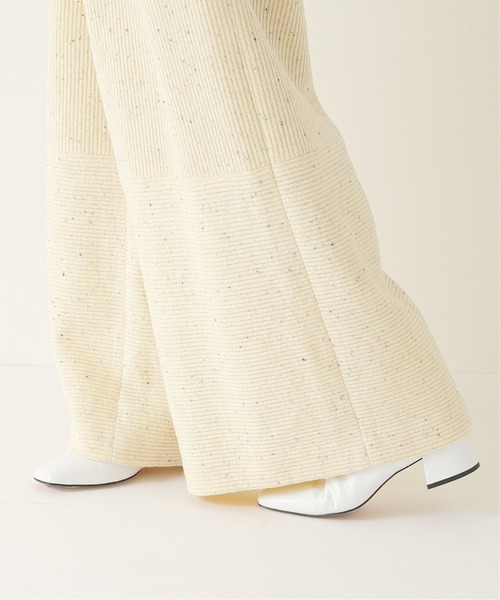 ELIN（エリン）の「【ELIN/エリン】Bonding knit wide-leg パンツ（その他パンツ）」 - WEAR