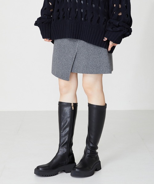 ORiental TRaffic（オリエンタルトラフィック）の「 2023秋冬新作 厚底ストレッチロングブーツ/31508（ブーツ）」 - WEAR