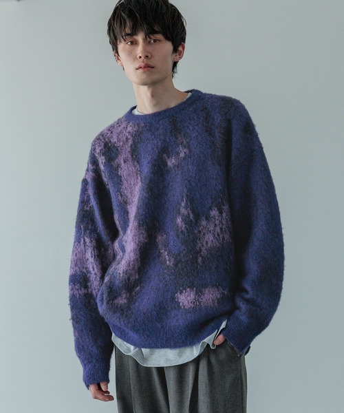 LOWRYS FARM（ローリーズファーム）の「【LFM(U)】モヘアジャガードニット 494100（ニット/セーター）」 - WEAR