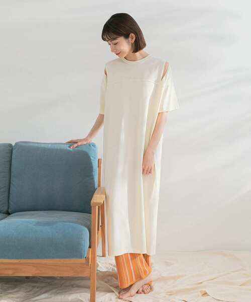 KBF（ケイビーエフ）の「illi ショルダースリットカットワンピース（ワンピース）」 - WEAR