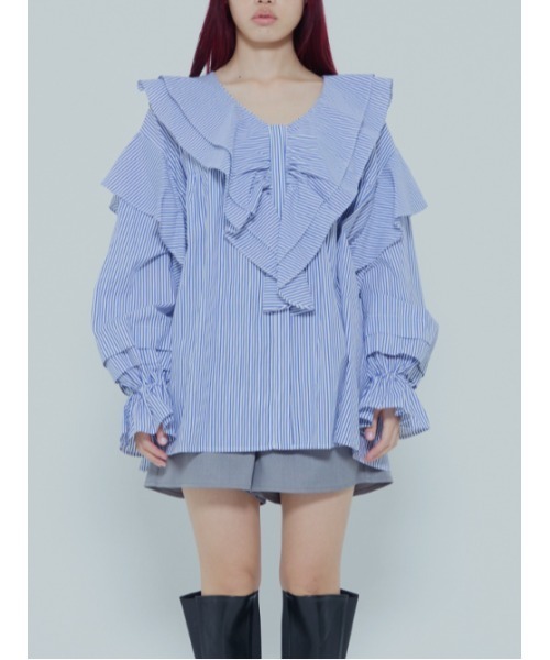 AMAIL（アマイル）の「Furi thuni shirt（シャツ/ブラウス）」 - WEAR