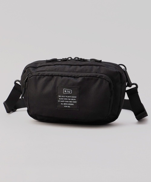 KiU（キウ）の「KiU/キウ 300D FP MINI SHOULDER BAG / フロントポケットミニショルダーバッグ（ショルダーバッグ）」 - WEAR