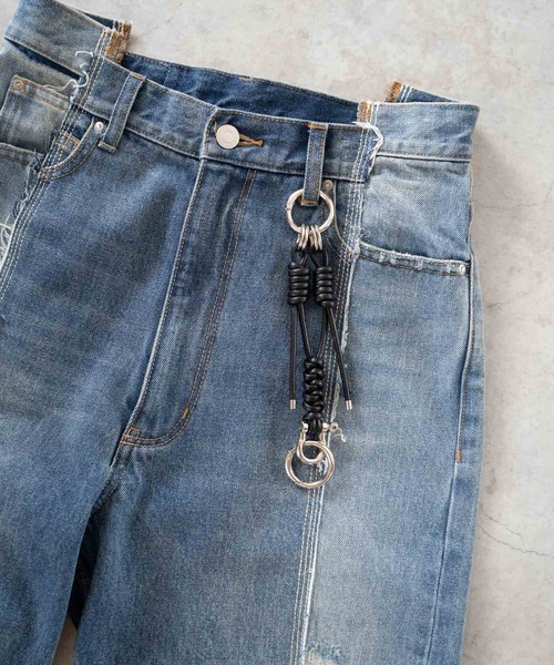Senti（センティ）の「LEATHER BRAID KEY RING / レザーブレード キーリング 2046（キーホルダー）」 - WEAR