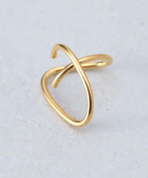 SASKIA DIEZ（サスキアディッツ）の「＜SASKIA DIEZ＞BOLD CROSS EAR CUFF GOLD PLATED/イヤーカフ（イヤーカフ）」 - WEAR