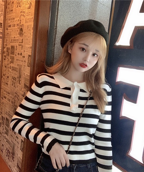 SVEC（シュベック）の「ショート丈 サマーニット ポロシャツ（ポロシャツ）」 - WEAR