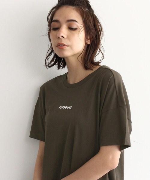 OZOC（オゾック）の「 [洗える・26(S)/52(LL)WEB限定サイズ]シンプルロゴTシャツ（Tシャツ/カットソー）」 - WEAR