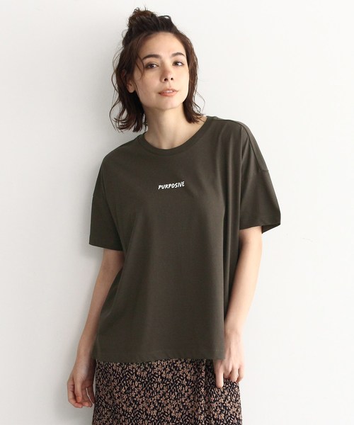 OZOC（オゾック）の「 [洗える・26(S)/52(LL)WEB限定サイズ]シンプルロゴTシャツ（Tシャツ/カットソー）」 - WEAR