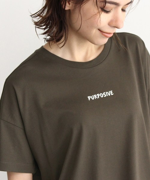 OZOC（オゾック）の「 [洗える・26(S)/52(LL)WEB限定サイズ]シンプルロゴTシャツ（Tシャツ/カットソー）」 - WEAR