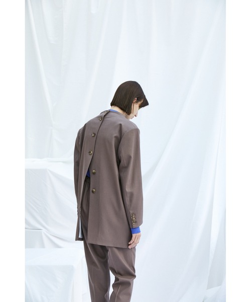 ENFOLD（エンフォルド）の「ハイツイストWO バックスリットジャケット（その他アウター）」 - WEAR