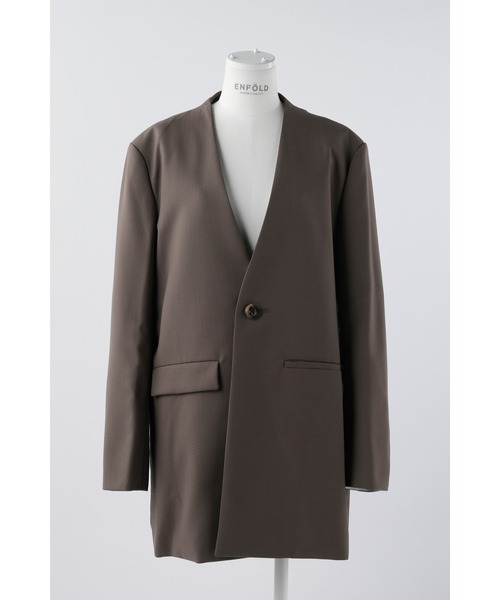 ENFOLD（エンフォルド）の「ハイツイストWO バックスリットジャケット（その他アウター）」 - WEAR