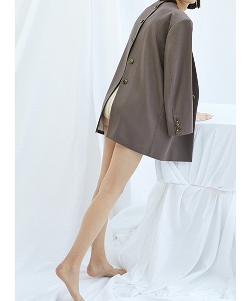 ENFOLD（エンフォルド）の「ハイツイストWO バックスリットジャケット（その他アウター）」 - WEAR