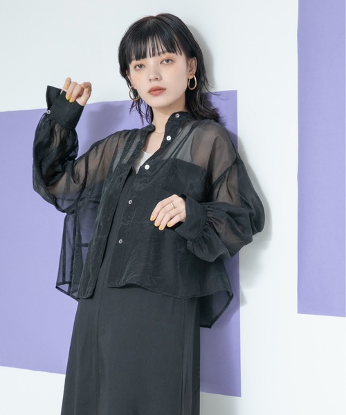 Eimee Law（エイミーロウ）の「シアークロップドボリュームブラウス（シャツ/ブラウス）」 - WEAR