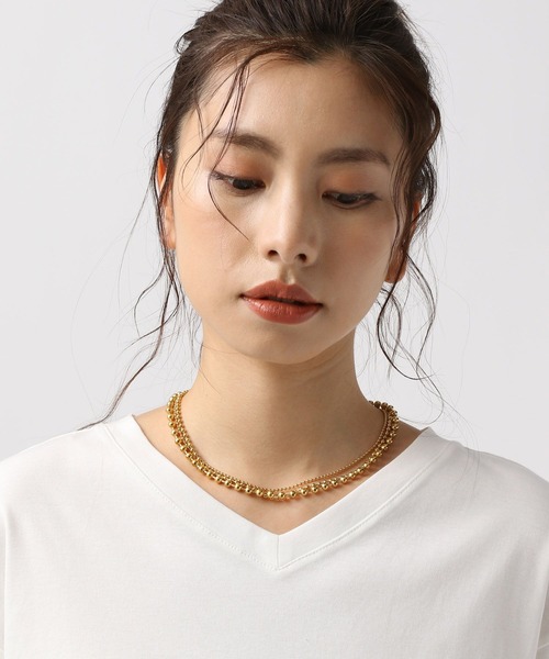 ステンレス 3連ボールチェーンネックレス（ネックレス）｜BAYFLOW（ベイフロー）のファッション通販 - ZOZOTOWN