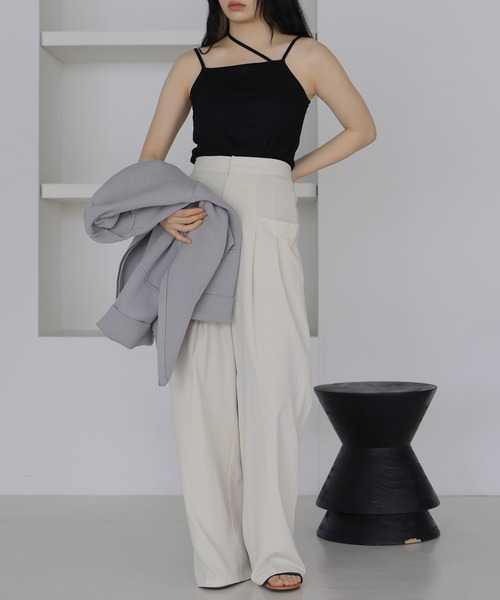 hellam（へラム）の「クロスデザインキャミソール（キャミソール）」 - WEAR