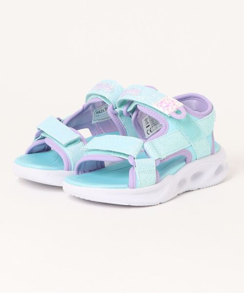 SKECHERS（スケッチャーズ）の「SKECHERS/スケッチャーズ/SOLAGLOWSANDAL/ｿｰﾗｸﾞﾛｰｻﾝﾀﾞﾙ/SNEAKER ...