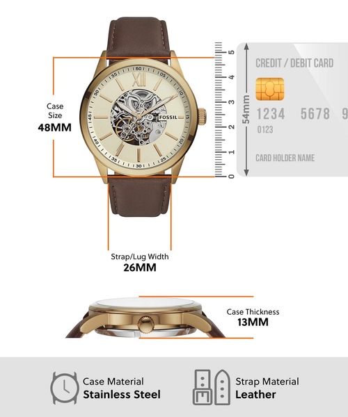 FOSSIL（フォッシル）の「48MM Flynn BQ2382（アナログ腕時計）」 - WEAR