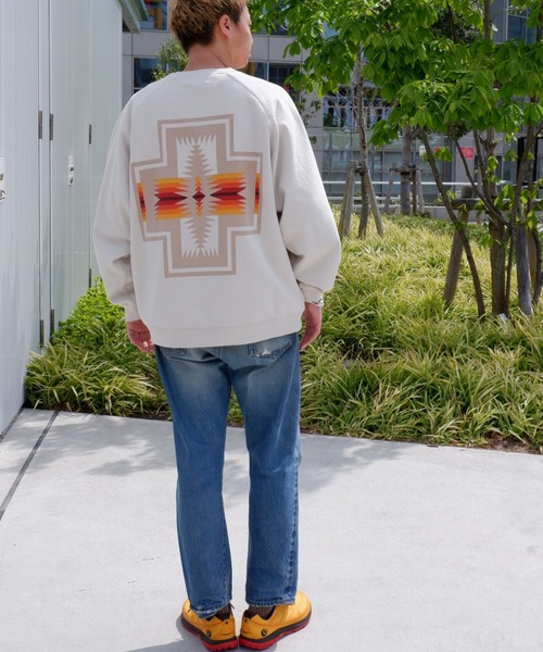 PENDLETON（ペンドルトン）の「PENDLETON/ペンドルトン Raglan Back Print Sweat Pullover ラグランバックプリントスウェットプルオーバー 1475 ...