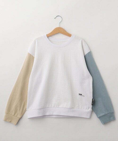 BASECONTROL（ベースコントロール）の「 KIDS コットン天竺 BCロゴグラフィック スーパービッグシルエットロンT（Tシャツ ...