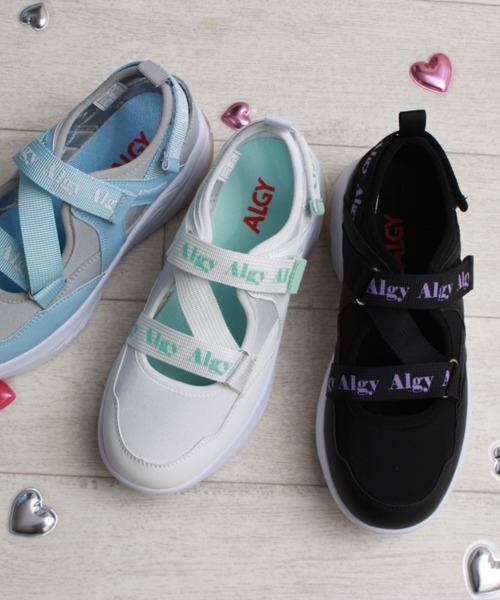ALGY（アルジー）の「（ALGY） エア入りボリュームソール サマースニーカー（スニーカー）」 - WEAR
