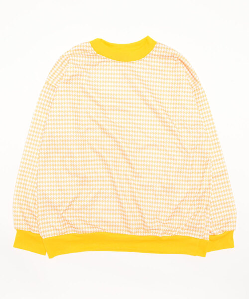 SVEC（シュベック）の「【SVEC / シュベック】ハウンドトゥース オーバーサイズ スウェットシャツ（スウェット）」 - WEAR