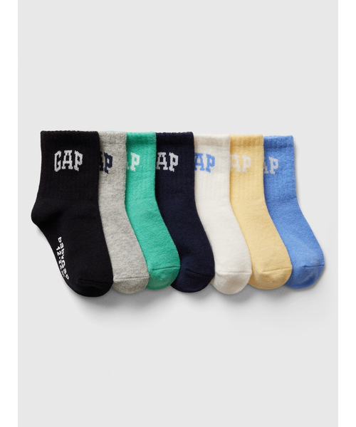 【セール】babyGap GAPロゴ クルーソックス 7足セット（ソックス/靴下）｜GAP（ギャップ）のファッション通販 - ZOZOTOWN