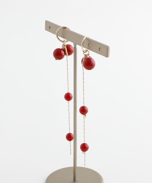 日本製JewCas Velbe 赤玉イヤリングチャーム[JC4775]（チャーム）｜JewCas（ジュアキャス）のファッション通販 ...