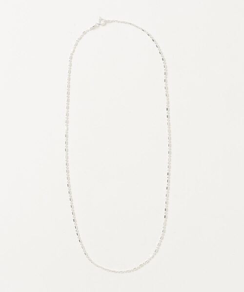 乱痴気（ランチキ）の「【IMPORT】 Silver chain - cut beads 45"（ネックレス）」 - WEAR