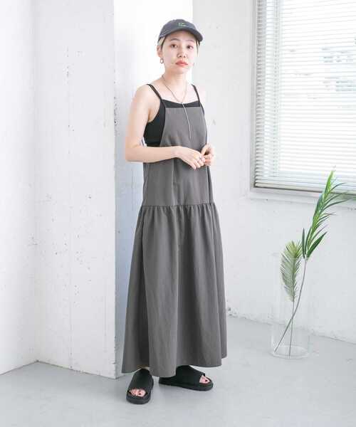 KBF（ケイビーエフ）の「ダブルストラップキャミワンピース（ワンピース）」 - WEAR