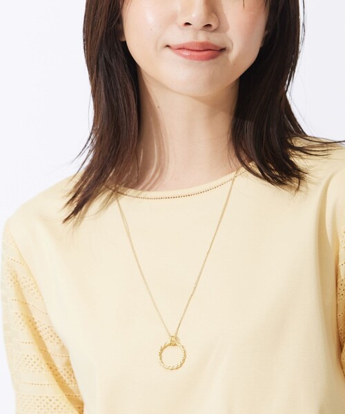 J.PRESS（ジェイプレス）の「ツイストサークル ワントップ ネックレス（ネックレス）」 - WEAR