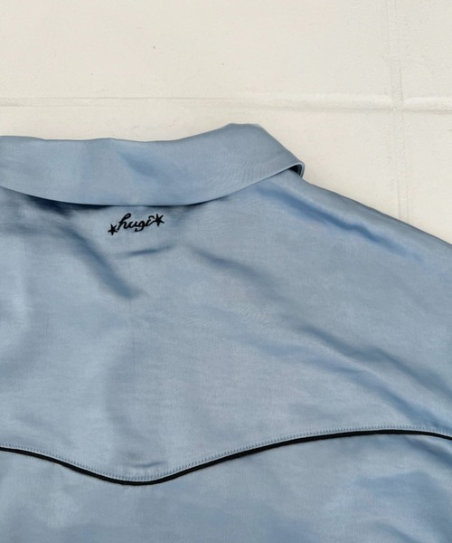 hugi（ハギ）の「STAR SHIRT BLOUSON/スターシャツブルゾン（シャツ/ブラウス）」 - WEAR