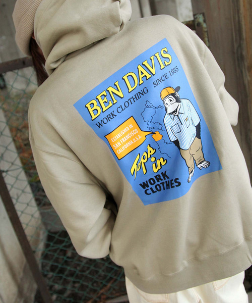 BEN DAVIS（ベンデイビス）の「【別注】【BEN DAVIS】 ADVERTISED HOODIE【ヘビーオンス】（パーカー）」 - WEAR