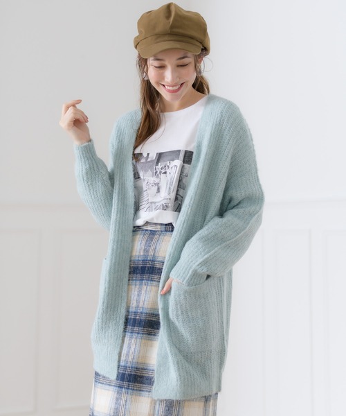 Rewde（ルゥデ）の「BIGｶｰﾃﾞｨｶﾞﾝ（0R14-10130）（ニット/セーター）」 - WEAR