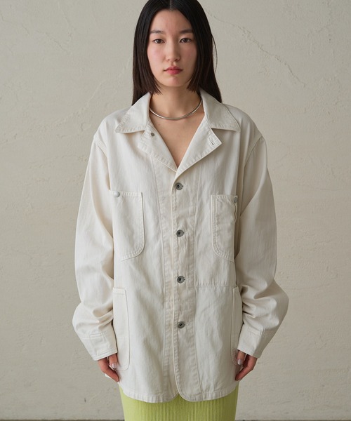 Loungedress（ラウンジドレス）の「【ainode/アイノデ】satomiカバーオール（デニムジャケット）」 - WEAR