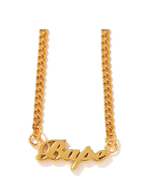 A BATHING APE（アベイシングエイプ）の「BAPE GOLD NECKLACE L（ネックレス）」 - WEAR
