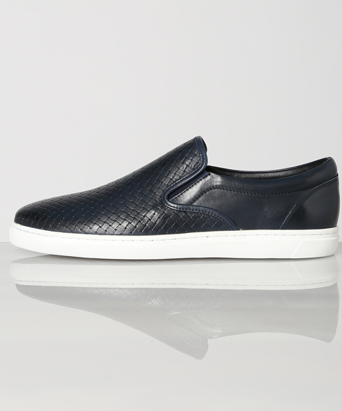 EDIFICE（エディフィス）の「 OR ED イントレカタオシレザー゛スリッポン（スニーカー）」 - WEAR