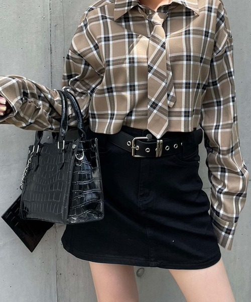 ENVYM（アンビー）の「クロコハンドBAG（ハンドバッグ）」 - WEAR