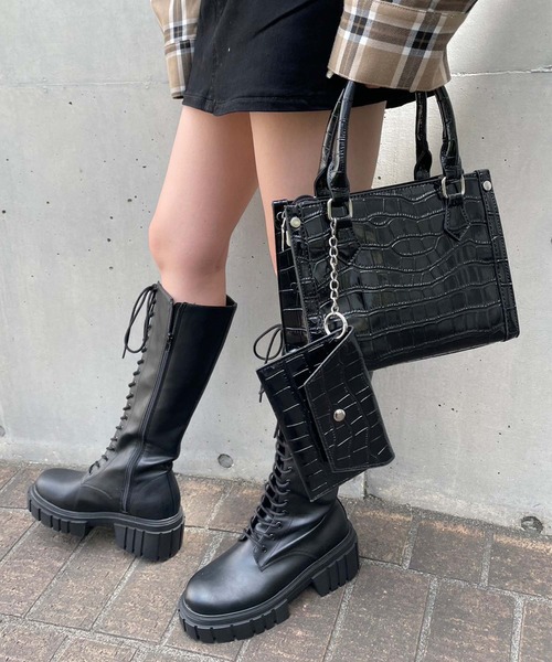 ENVYM（アンビー）の「クロコハンドBAG（ハンドバッグ）」 - WEAR