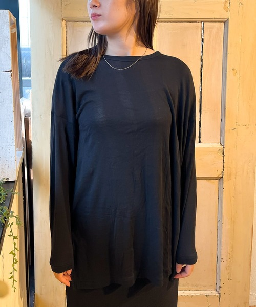 MILLER（ミラー）の「【 Robert P. Miller / ロバート・ピー・ミラー 】 シアー クルーネック カットソー トップス ...