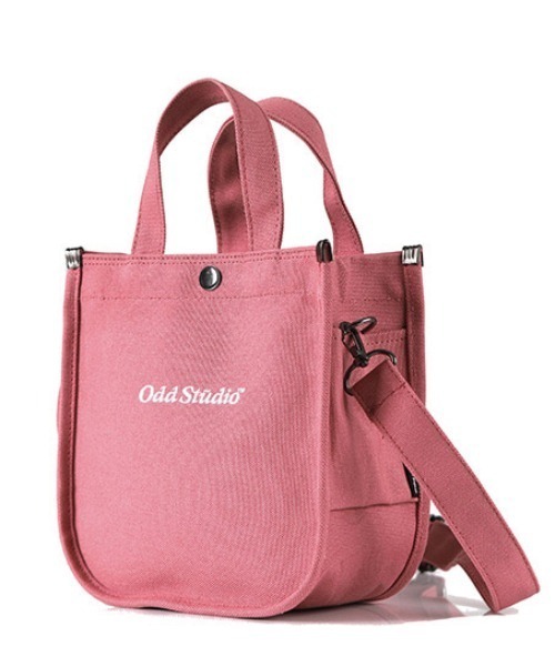 ODD STUDIO（オッドスタジオ）の「A'GEM/9 × .kom『ODD STUDIO/オッドスタジオ』EMBROIDERY LOGO MINI CROSS TOTE BAG/刺繍ロゴ ...