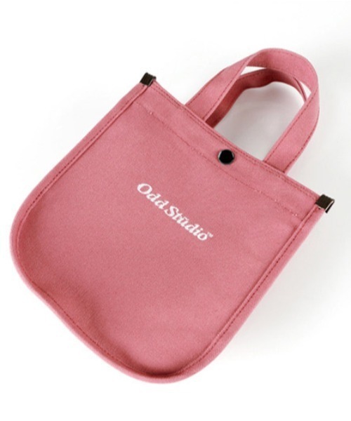 ODD STUDIO（オッドスタジオ）の「A'GEM/9 × .kom『ODD STUDIO/オッドスタジオ』EMBROIDERY LOGO MINI CROSS TOTE BAG/刺繍ロゴ ...