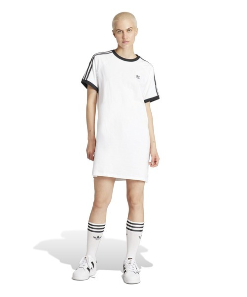 adidas Originals 3 Stripe Raglan Dress（アディダス オリジナルス スリーストライプス ラグランワンピース ...