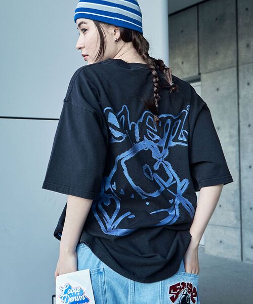 SEQUENZ（シークエンズ）の「【SEQUENZ】PRECIOUS FADE S/S TEE / 温感プリント 半袖Tシャツ クルーネック ブランドロゴ ハードバイオ（Tシャツ/カットソー ...