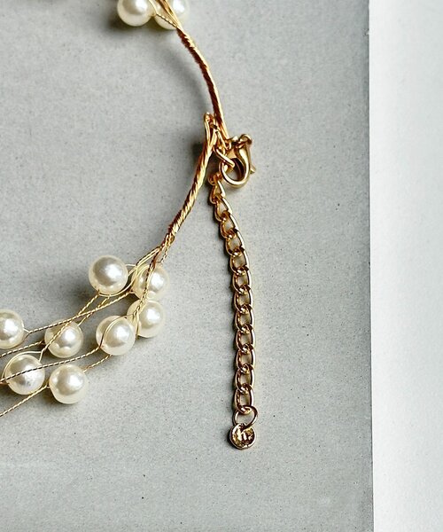 Thevon（ゼボン）の「【heilly】ボリュームパールショートネックレス（リング）」 - WEAR