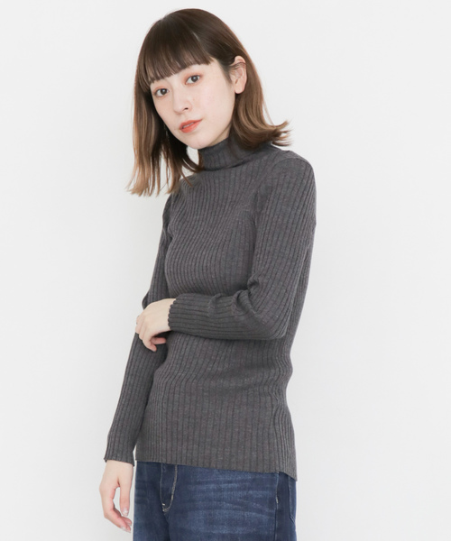 KBF（ケイビーエフ）の「illi RIBタートルニット（ニット/セーター）」 - WEAR
