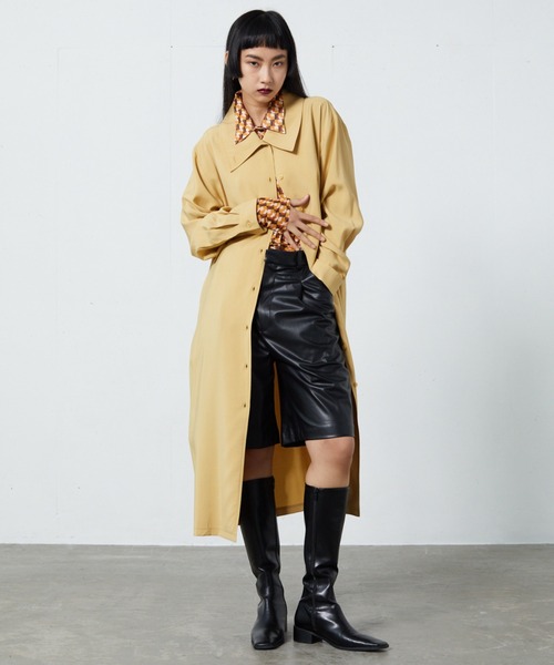 FEKETE（フェケテ）の「MULTI WAY SHIRT ONE-PIECE / マルチウェイシャツワンピース（シャツワンピース）」 - WEAR