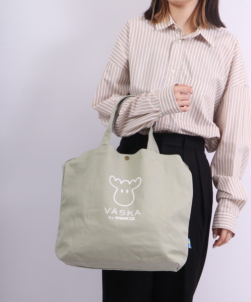 VASKA by moz（ヴェスカ バイ モズ）の「JUNE SELECT VASKA by moz ベーシック2WAYキャンバストートバッグ（トートバッグ）」 - WEAR