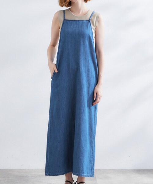 Lee（リー）の「【Lee】DENIM CAMISOLE DRESS（ワンピース）」 - WEAR