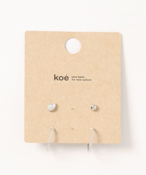 Koe（コエ）の「メタルセットピアス＊（ピアス（両耳用））」 Wear