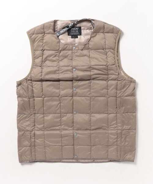 BASIC CREWNECK BUTTON INNER DOWN VEST 004（その他アウター）｜TAION（タイオン）のファッション通販 ...